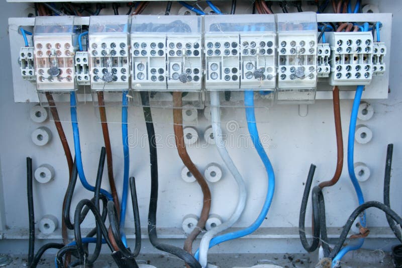 Electrical System, Power Meter Installation Stock Photo - Image of ...