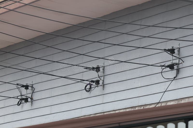 Electrical System: Electrical Wires Connected into the Building Stock ...