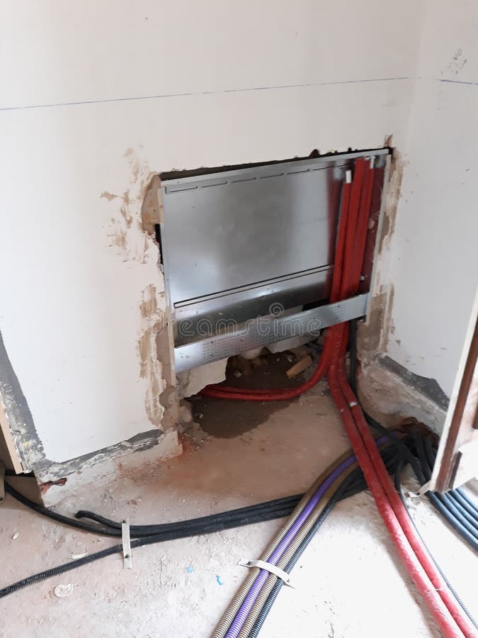 Electrical System in Building Site Stock Photo - Image of system, work ...