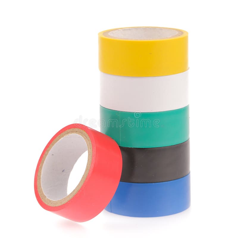 Electrical tape stock image. Image of sticky, duct, blue - 45543401