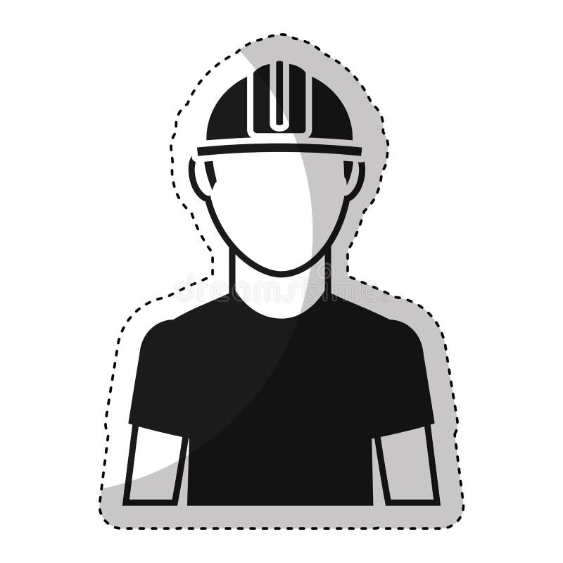 Electrical Technician Avatar Character Stock Illustration ...