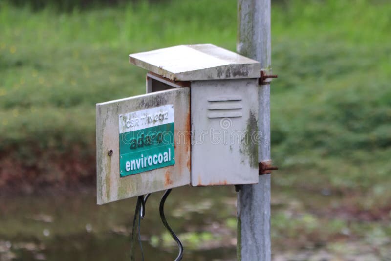 Electrical Terminal Box on the Side of the Road Editorial Stock Photo ...
