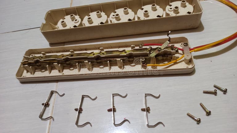 Electrical Terminal is Damaged Stock Photo - Image of metal, vehicle ...