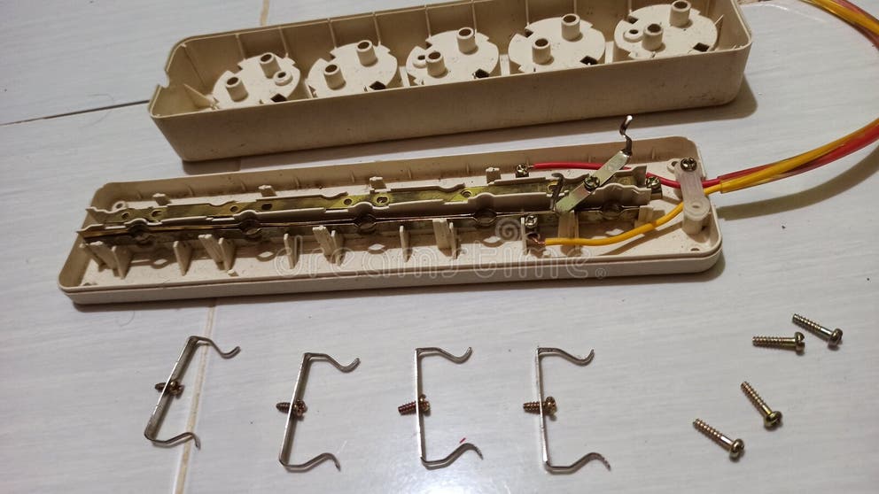 Electrical Terminal is Damaged Stock Photo - Image of metal, vehicle ...