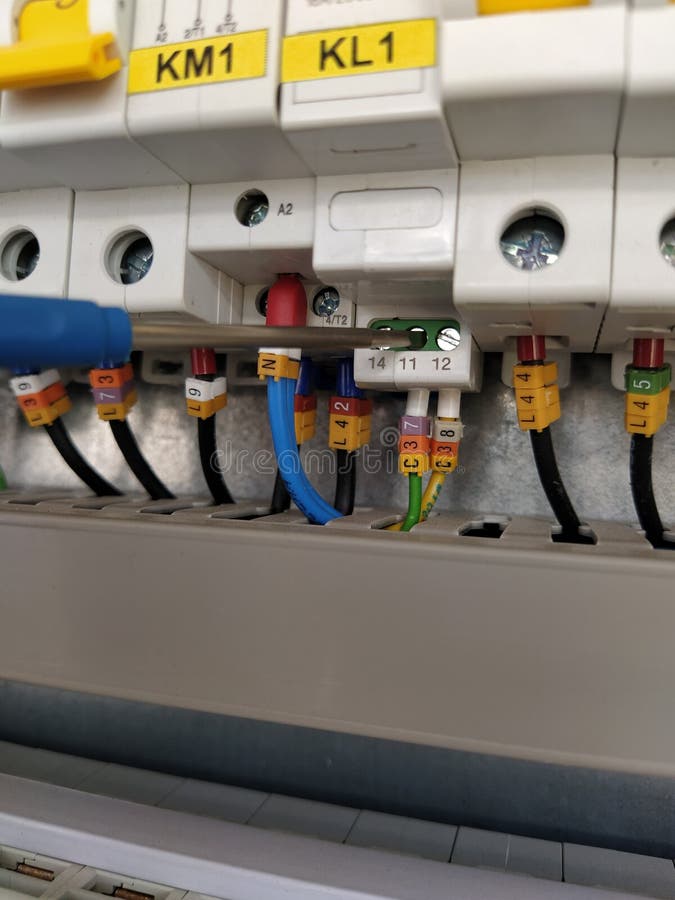 Electrical Circuit Breakers Repair Connect Stock Image - Image of ...