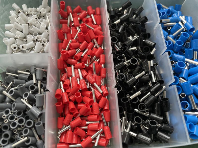 Electrical Terminals for Junction Box Installation Stock Photo - Image ...