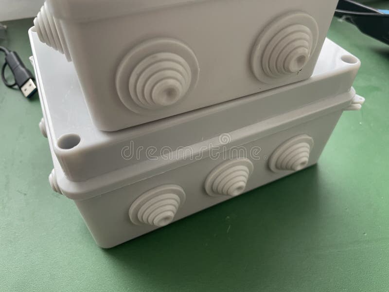 Electrical Terminals for Junction Box Installation Stock Photo - Image ...