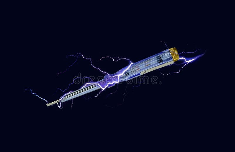 Electrical Tester with Electricity Stock Image - Image of cartoon ...