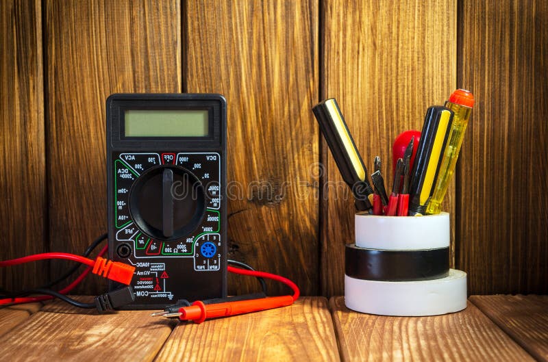 Electrical Tester and a Set of Tools for Electronics Repair on Vintage ...