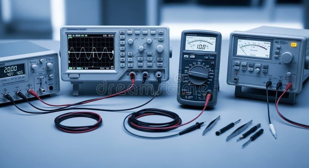 Testing Oscilloscopes Stock Illustrations – 85 Testing Oscilloscopes ...