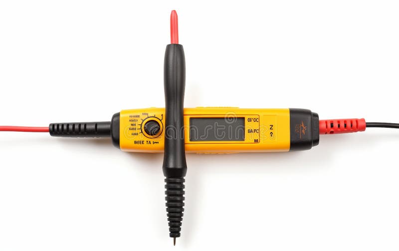 Electrical Testing Tool on White Background Stock Illustration ...