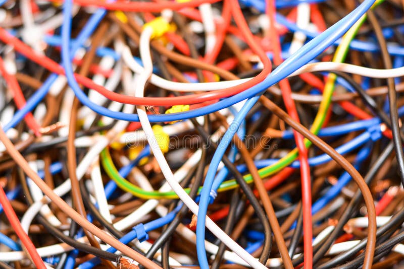 Electrical things stock photo. Image of socket, cable - 50795282