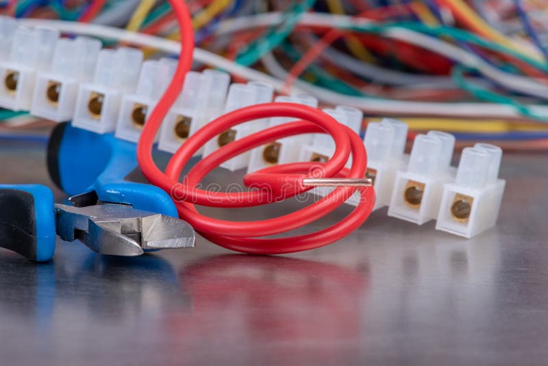 Electrical Tool Cables and Components Stock Photo - Image of ...