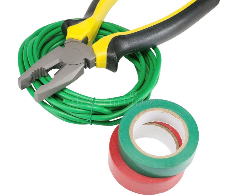 Electrical Tools and Cables Stock Photo - Image of earth, electrical ...
