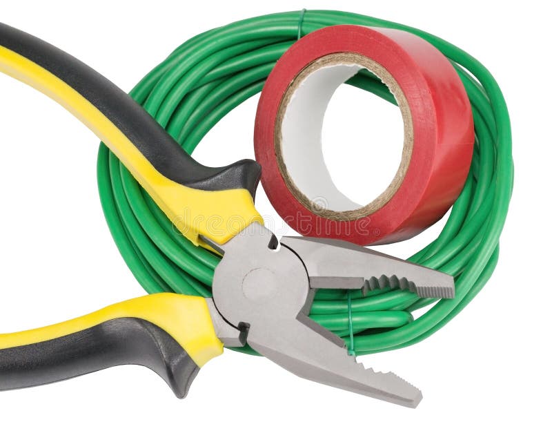 Electrical Tools and Cables Stock Photo - Image of earth, light: 120609888