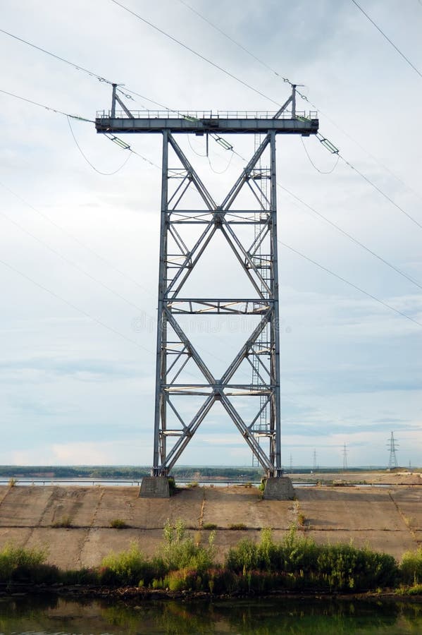 Electrical towers stock image. Image of architecture - 11034497