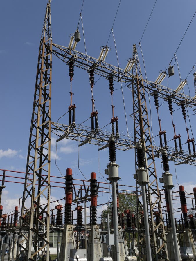 Electrical tower stock image. Image of outdoors, city - 14134699