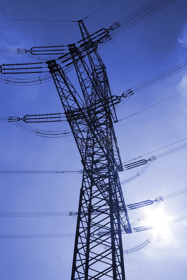 Electrical tower stock image. Image of utility, light - 21923497