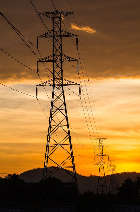 Electrical tower stock image. Image of energy, upright - 28446023