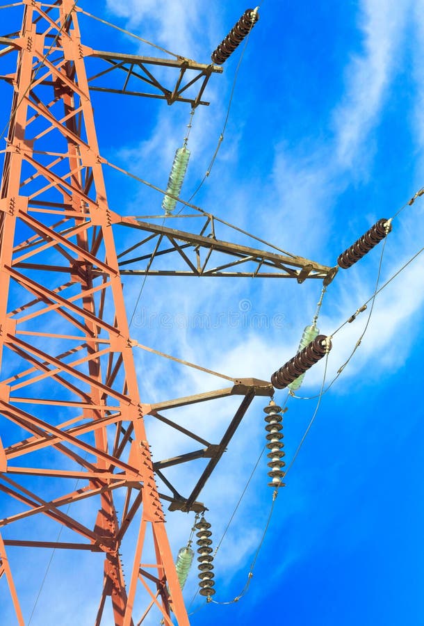 Big Electrical tower stock image. Image of electricity - 120609523