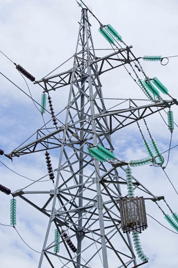 Big Electrical tower stock image. Image of electricity - 122630959