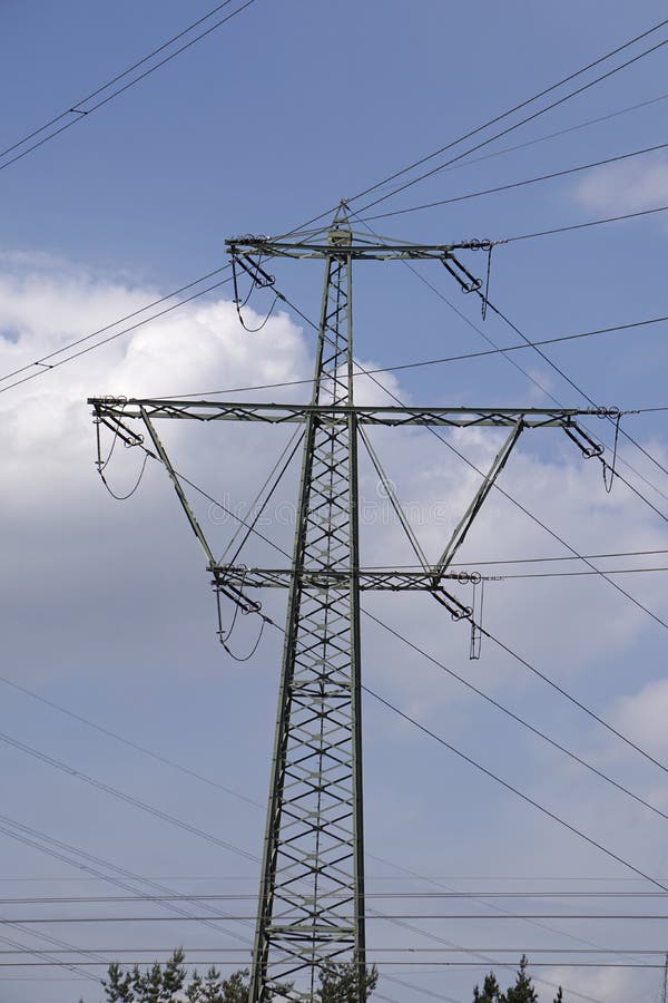 Electrical tower stock photo. Image of electrical, electricity - 54899948