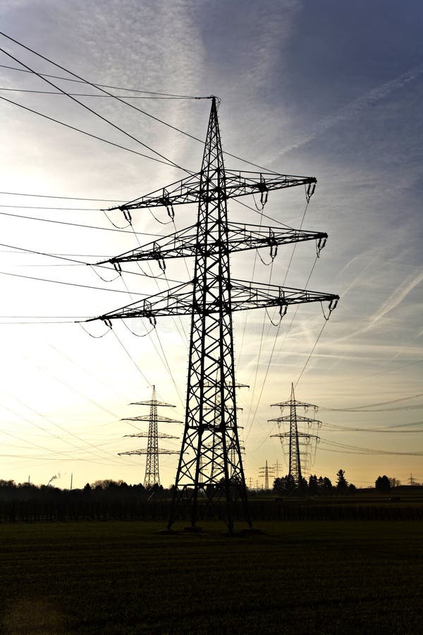Electrical tower with sky stock photo. Image of relay - 57505744
