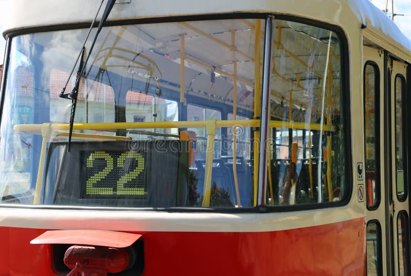 Electrical Tram with Number 22 Stock Image - Image of twentytwo, travel ...