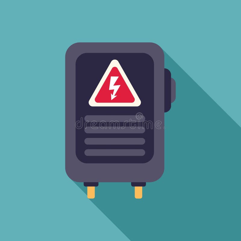Electrical Transformer Box with High Voltage Sign Displaying Warning ...