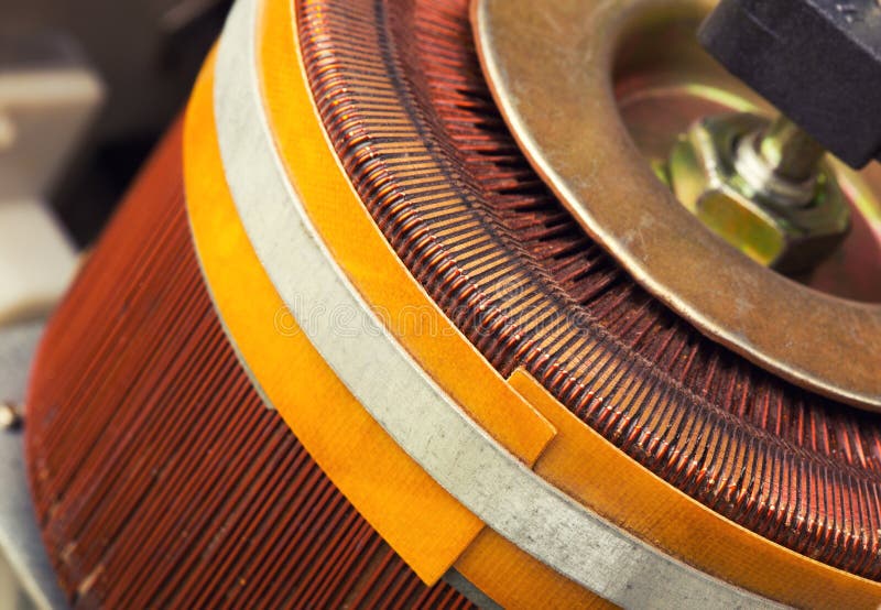 Electrical Copper Transformer Stock Photo - Image of supply, industrial ...