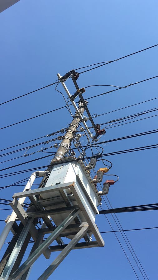Electrical transformer stock image. Image of transformer - 265747307
