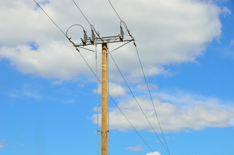 Electrical Transmission Pylon. Stock Image - Image of electric ...