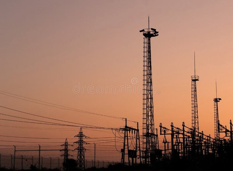 Big electricity towers stock photo. Image of national - 152183622