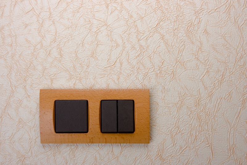 Electrical wall switch stock photo. Image of electric - 9580702