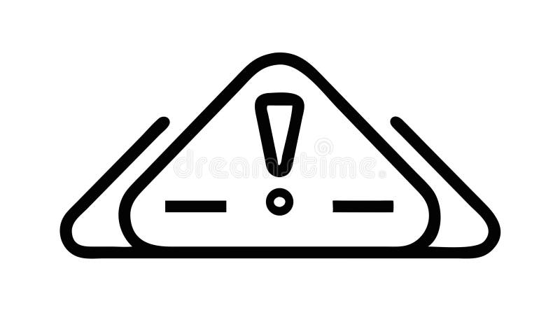 Electrical Warning Sign Icon, Hazard Alert Vector Symbol, Vector Design ...