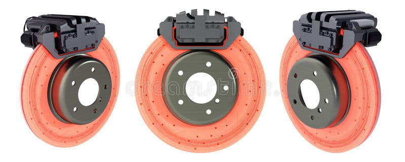 Electrical wedge brake stock illustration. Illustration of brakes ...