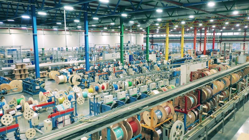 Wire Manufacturing, Continuous Casting of Copper Wire Rollers. General ...