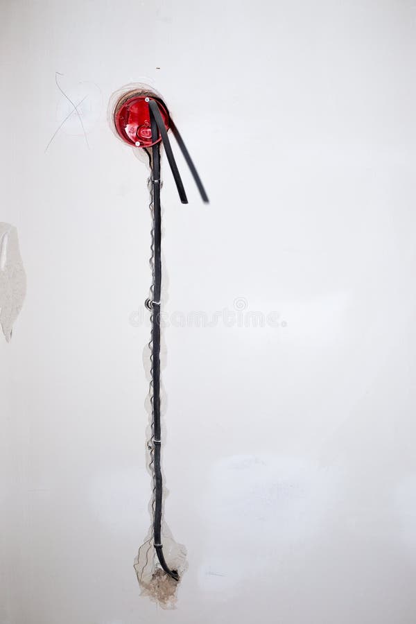 Electrical Wire and the Socket are Inserted into the Grooved Groove in ...