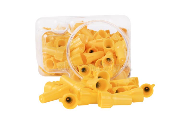 Electrical Wire Twist Cap Connectors Stock Photo - Image of wiring ...