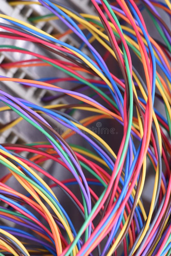 Electrical Wire Used in Telecommunication Internet Cable Network and ...