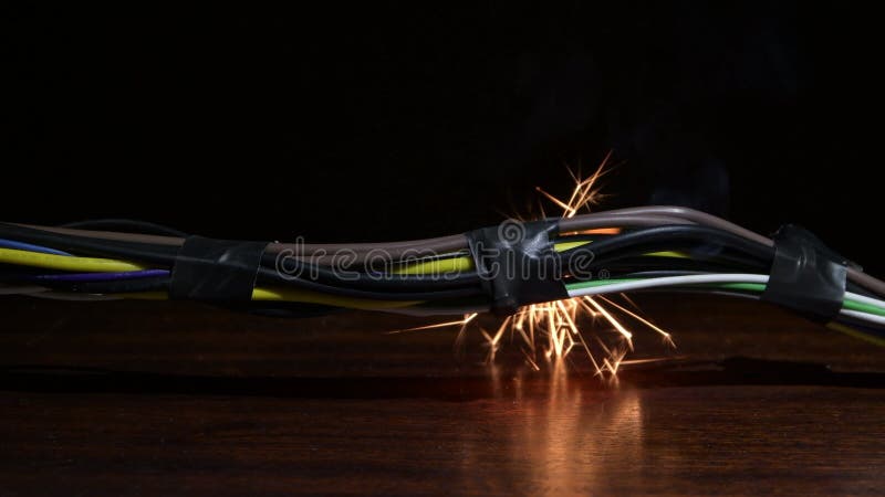 Electrical Wires from Computer Power Supply Ignited during Use - Flames ...