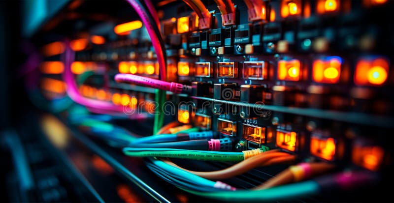 Electrical Wires, Engineering Communications, Network Connections - AI ...