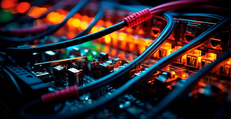 Electrical Wires, Engineering Communications, Network Connections - AI ...