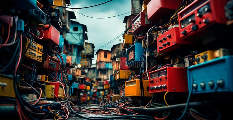 Electrical Wires, Engineering Communications, Network Connections - AI ...