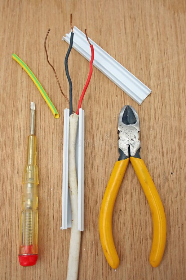 Electrical wiring stock image. Image of construction - 11981019