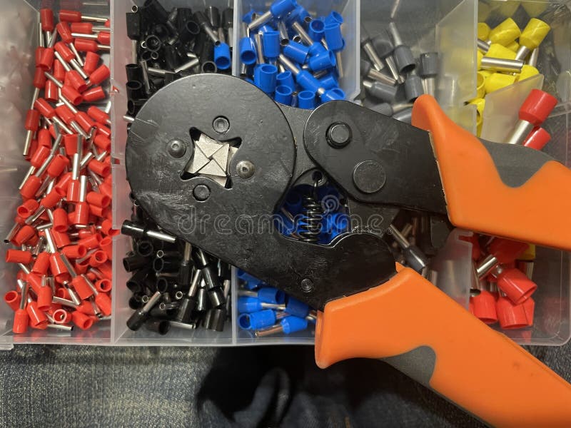 Electrical Wiring Assembly for Cable Installation Stock Image - Image ...