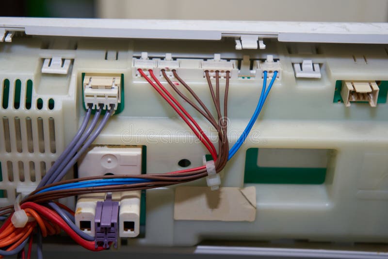Electrical Wiring Inside a Washing Machine, Washing Machine Repair ...