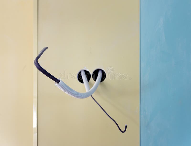 Electrical Wiring Installation Stock Photo - Image of home, voltage ...