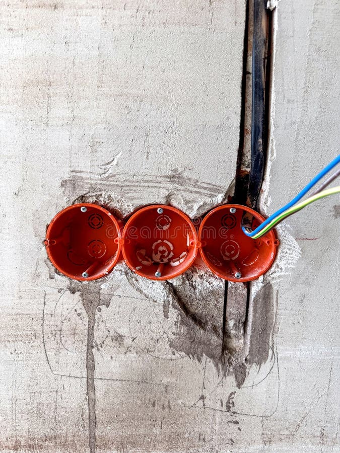 Electrical Wiring Installation Inside. Construction, Safety ...