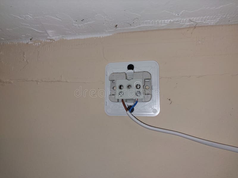 Electrical Wiring for Powering Low-power Equipment Stock Image - Image ...